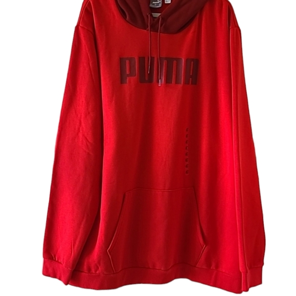 Puma | Shirts | Puma Brand Mens Big And Tall Red And Burgundy Pullover ...